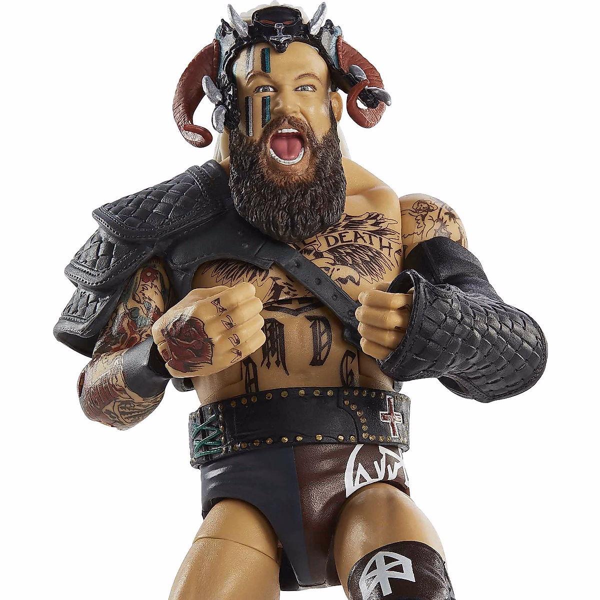 WWE Erik Elite Series #80 Deluxe Action Figure with Realistic Facial Detailing, Iconic Ring Gear & Accessories