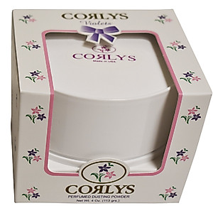 Corlys Dusting Powder for Women and Children With Puff 4 Oz
