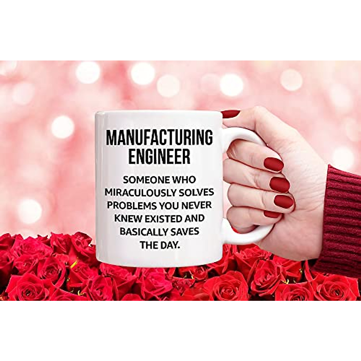 Funny Definition Mug, Manufacturing Engineer, Engineer Graduation, Engineering Graduates, Christmas, Sarcastic Mugs, Gag Gifts for Students Graduating from College University Mug 11oz 15oz