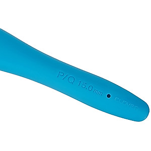 Clover Needlecraft Amour Crochet Hook: 15.00mm, 15 mm, Blue & White