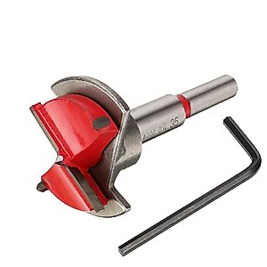 BE-TOOL Hinge Boring Drill Bits, Forstner Drill Bit Alloy,Sharp Woodworking Hinge Hole Cutter With Depth Stop For Woodwork Perforated（∅20mm）