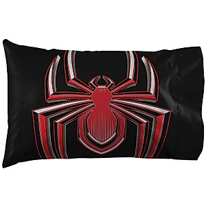 Jay Franco Marvel Miles Morales Gamerverse Be Greater 1 Single Reversible Pillowcase - Double-Sided Kids Super Soft Bedding