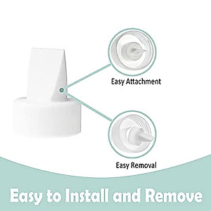 TOVVILD Pump Parts Compatible with Spectra Pump - Duckbill Valves Silicone Membrane for Spectra S1 Spectra S2 Spectra 9 Plus, Replace Backflow Protector, Not Original Spectra Pump Accessories