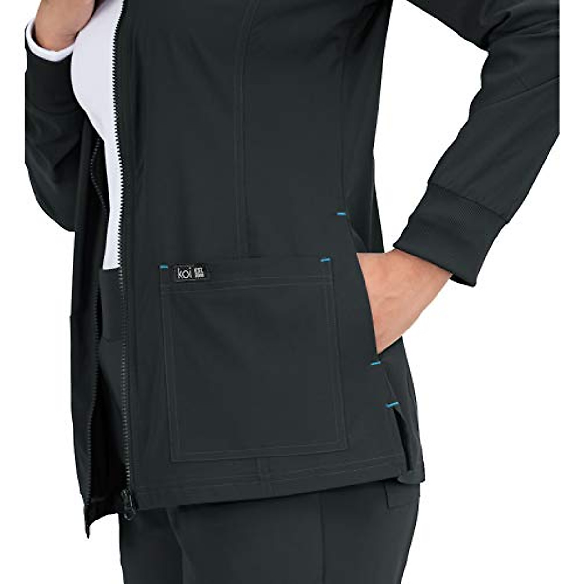 KOI Basics KOI450 Women's Scrub Jacket Black M