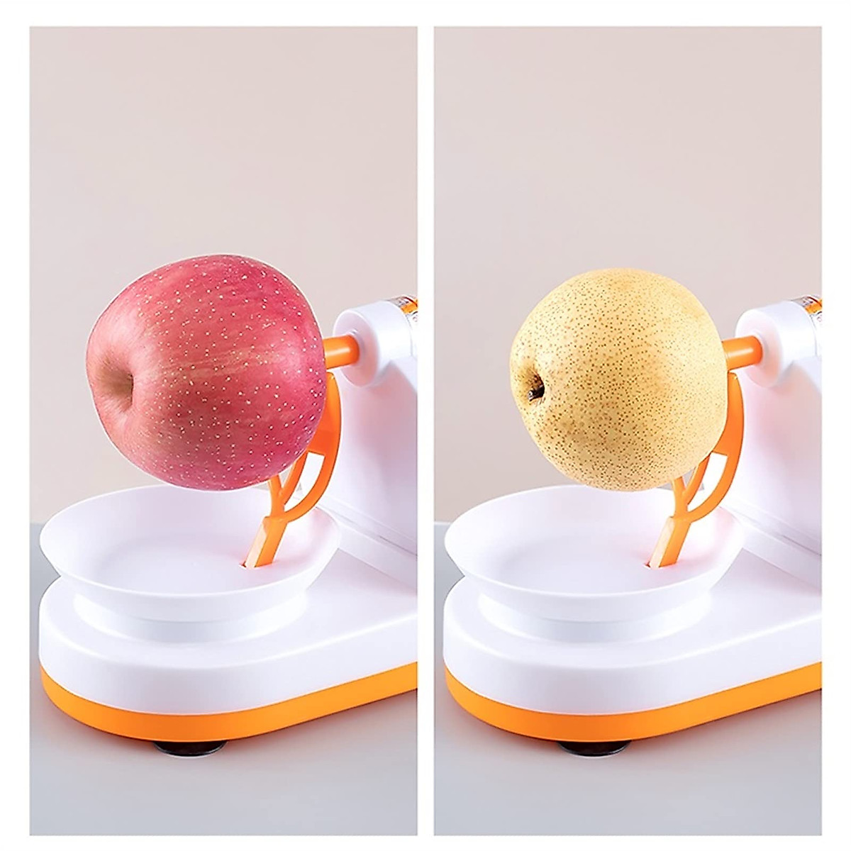 LKL Spiral Apple Peelers Rotating Hand Crank Peeler Fruit Potato Peeling Machine Fixed Suction Cup Stainless Steel Kitchen Peeling Tool