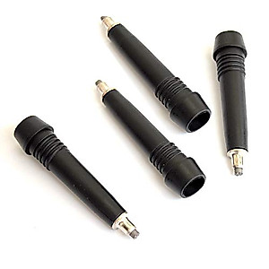 5Pcs Trekking Pole Tips Universal Trekking Poles Replacement Tips Fits for Standard Trekking, Walking and Hiking Pole, Black