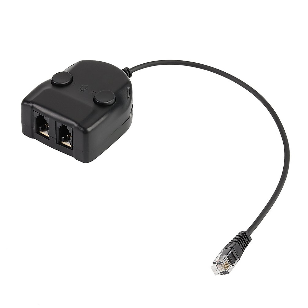 Splitter Training Adapter, Telephone Splitter Training Box Volume Control Intelligent Sound Closed for Phone Handsets