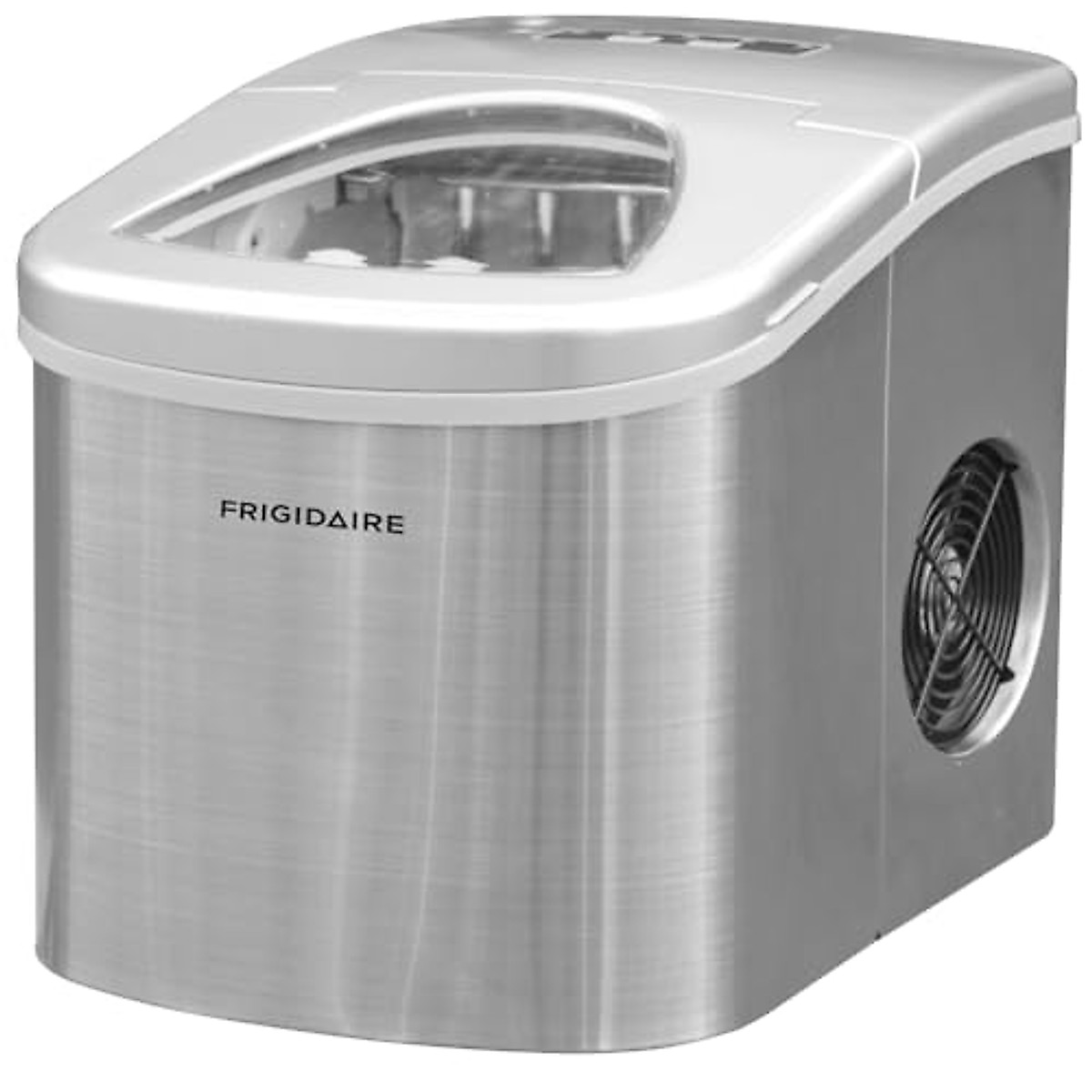 FRIGIDAIRE EFIC117-SS Stainless Steel 26 Lbs Ice Maker, Counter, Couter top