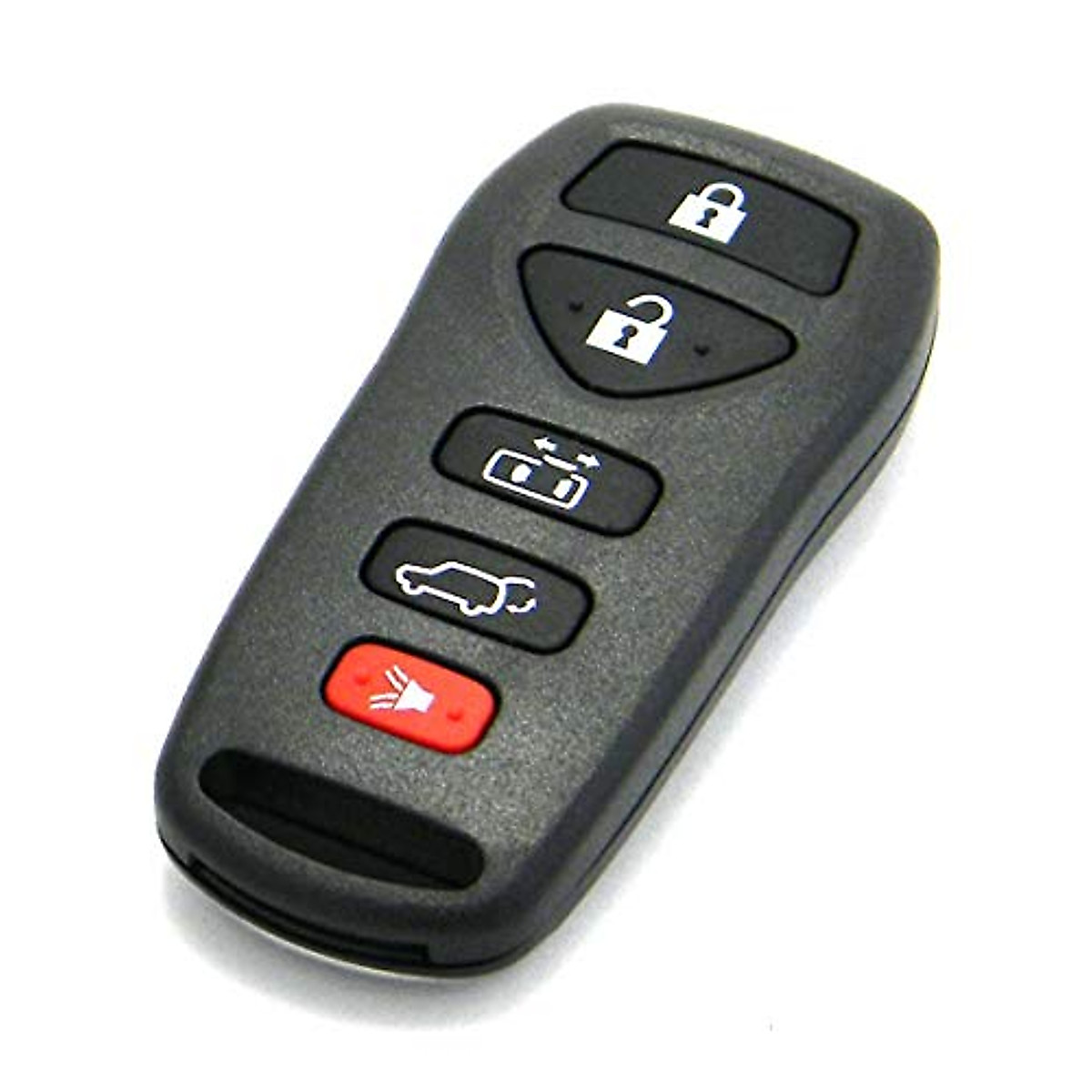 Replacement Case Compatible With 2004-2009 Nissan Quest 6-Button Key Fob Remote (FCC ID: KBRASTU51, P/N: 28268-5Z200)