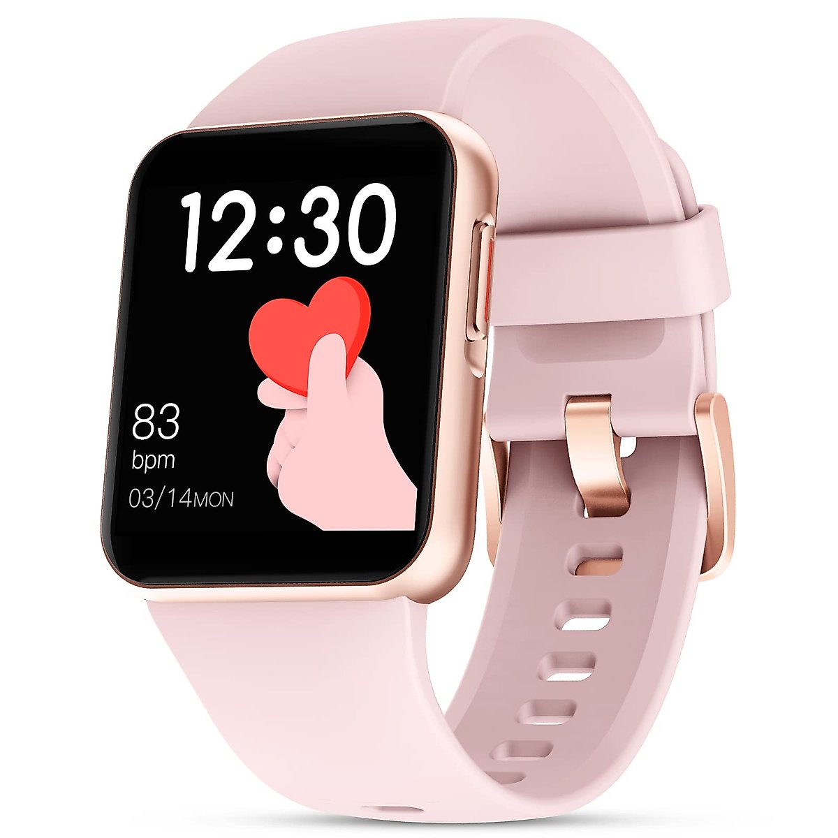 ZOSKVEE Smart Watch, Smartwatch for Android & iOS with Heart Rate, Blood Oxygen Monitor & Sleep Tracker, 1.4" Dynamic Watch Face 5ATM Waterproof, Fitness Tracker 30 Days Standby for Men, Women
