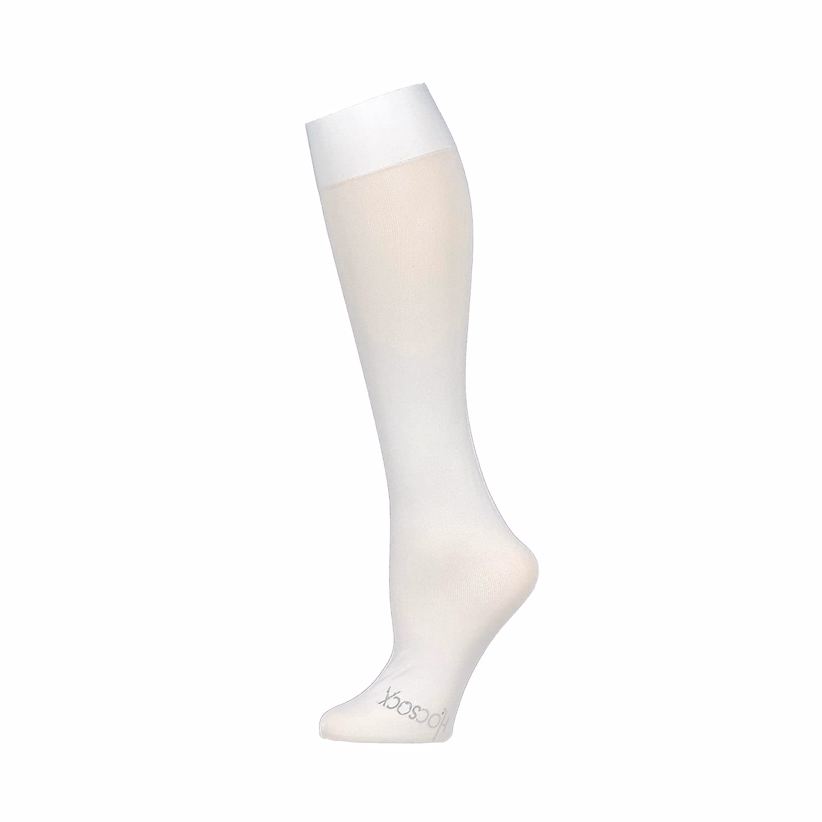 Hocsocx White Performance Liner Socks Moisture Wicking Protection for Field Hockey Soccer Ski Horseback Riding | Medium