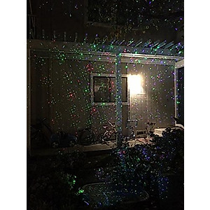 LedMAll® Remote Controllable RGB Moving Laser Outdoor Garden Landscape Light Red, Green and Blue