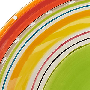 Certified International Mariachi Serving/Pasta Bowl, 13.25" x 3", Multicolor