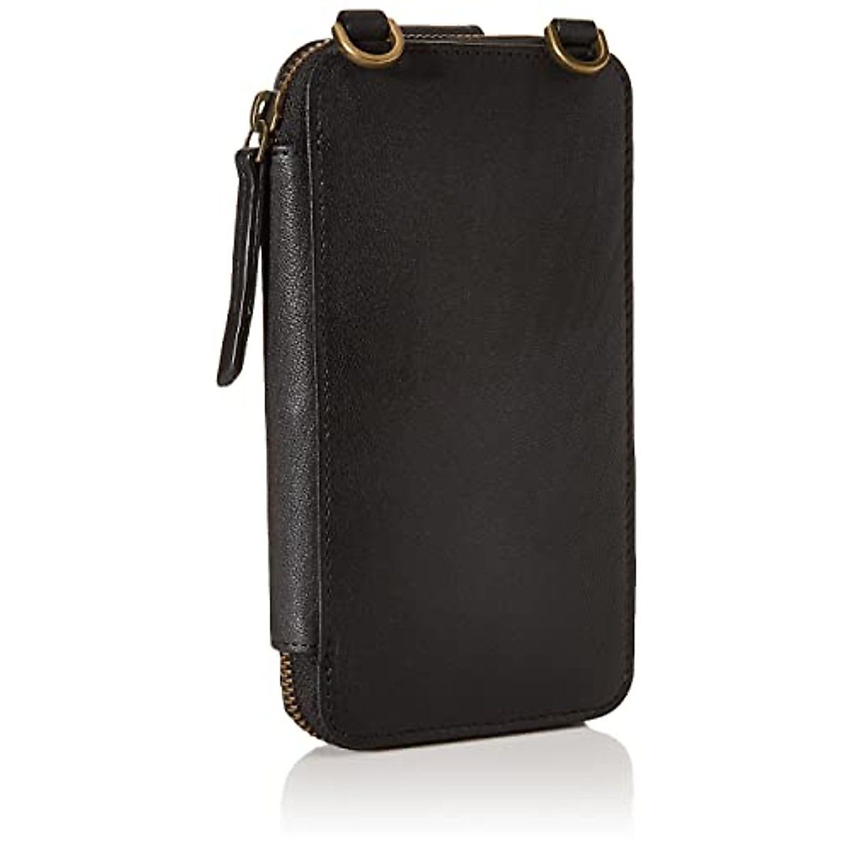 Timberland womens Wallet RFID Leather Crossbody Phone Bag, Black (Cav), One Size US
