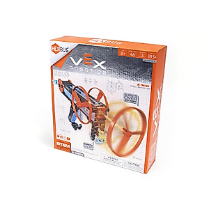 HEXBUG VEX Robotics Z-360 - Ripcord Disc Launcher - DIY Top Launcher Kit - STEM Toy for Kids