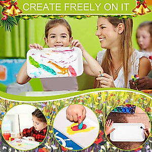 EBOOT 50 Pcs Crafts Foam Trays, White Foam Meat Food Plates Paint and Ink Mixing Plates Rectangle Printmaking Dish for DIY Art Craft Dissecting(8 x 4 x 1 Inches)