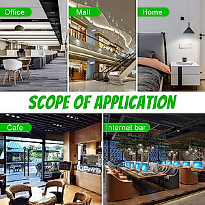 Tuoetp Pro Power Saver, Energy Saving Device, 3-Port Power Strip, Green, Plastic, 90V-250V, 30KW, US Plug, 3 PCS