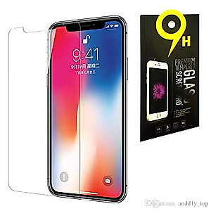 iPhone X Screen Protector, iPhone X Tempered Glass Screen Protectors [3D Touch] 0.25mm Screen Protector Glass for Apple iPhoneX work with most case 99% Touch Accurate