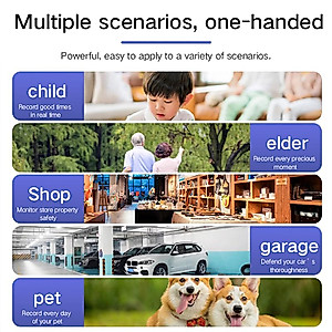 Home WiFi Security Camera Wireless Indoor Outdoor Body Cameras Nanny Cam Smart Baby Cams Pet Dog Cat 1080P Remote Portable Phone APP Room