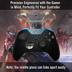 SANITRO 2 Pack Upgraded Bumpers Replacement LB RB Button Triggers Parts - Ultra Durable Version + T6 T8 Screwdriver Repair Kit Compatible with Xbox One Elite Controller