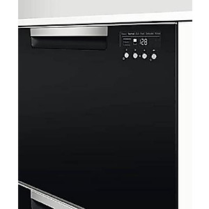 DD24DCTX9N 24"" Energy Star Built-In Tall Double DishDrawer with 14 Place Settings 15 Wash Programs 2 Cutlery Baskets and Child Lock in Stainless Steel