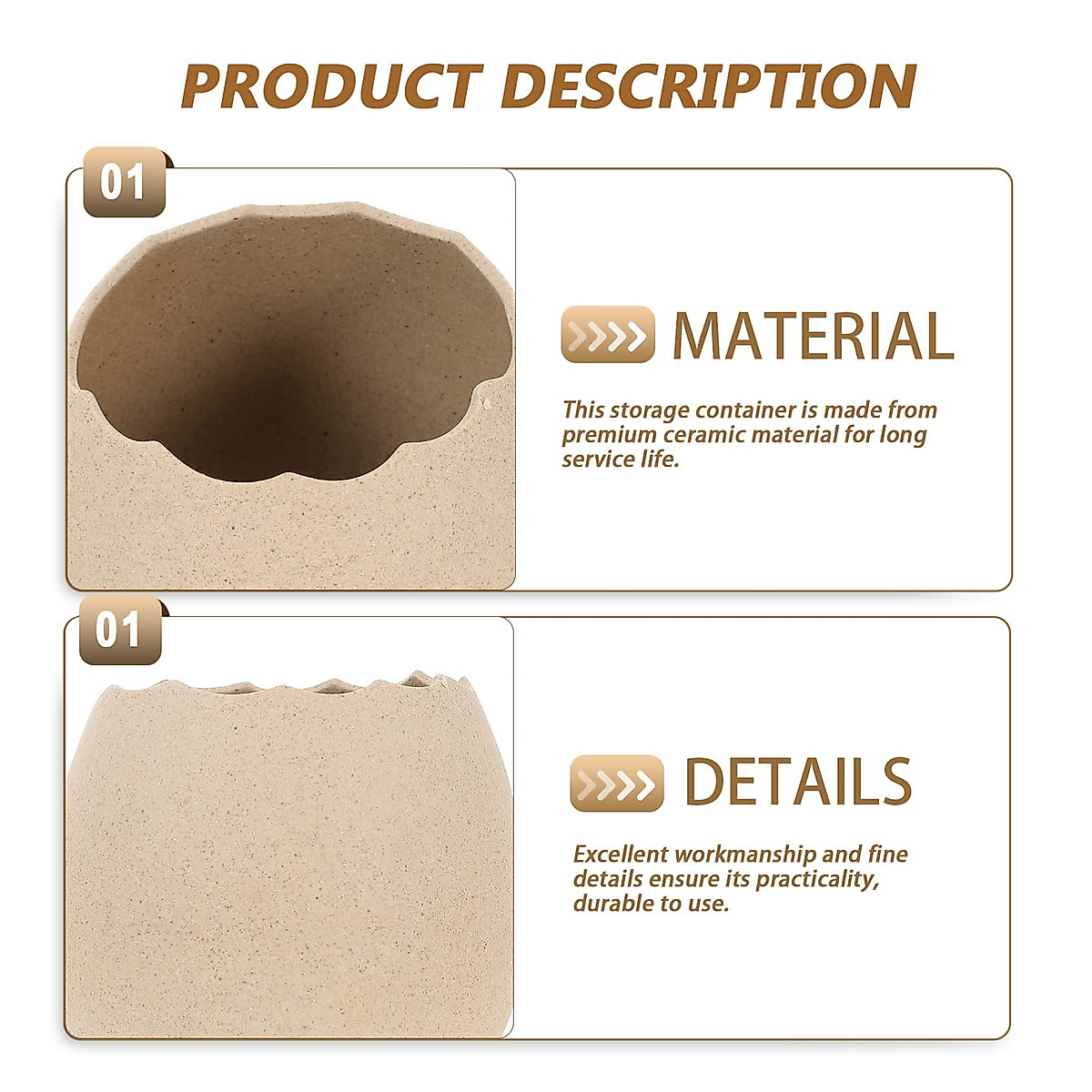 Angoily Dessert Bowl Salad Bowl Dinosaur Egg Shape Bowl Ceramic Ice Cream Bowls Decorative Pudding Cup Cute Eating Bowl Small Snack Bowls Flower Vase Pencil Holder Khaki 1