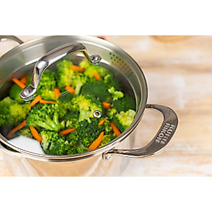 KUHN RIKON Allround Plus Stainless Steel Cooking Pot 3.7 L Diameter 20 cm