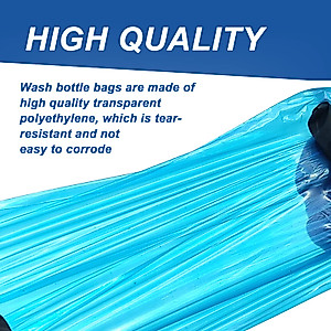 Gakonp 250pcs Tattoo Bottles Bags with 2pcs Tattoo Wash Bottles 250ml Tattoo Wash Bottle Disposable Squeeze Bottle Sleeves for Tattoo Supplies Tattoo Kits…