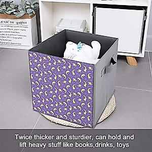 Cute Axolotl1 Collapsible Storage Bins Basics Folding Fabric Storage Cubes Organizer Boxes with Handles