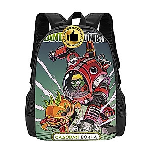 RACEK Durable Adventure Zombies Backpacks Novelty 3D Printed Laptop Backpack Travel Camping Hiking Daypack Plants Game Shoulders Bag For Men Women