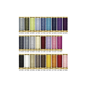 Gutermann Spool Box 26 Cotton Thread Set, Assorted Colors