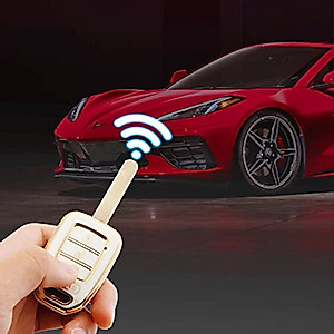 for Honda Key Fob Cover TPU Key Shell Protector Shell Keyless Remote Control Smart Key Fit for Honda Accord Civic CR-V(Red)