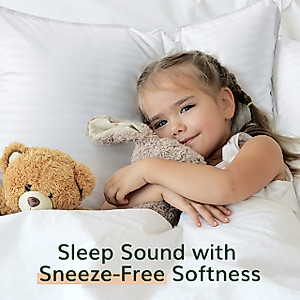 Premium Bed Pillows - Standard Size Set of 2, 20"x26", Luxury Cooling Hotel Quality, Down Alternative Fill for Comfort & Support - Ideal for Side, Back, and Stomach Sleepers