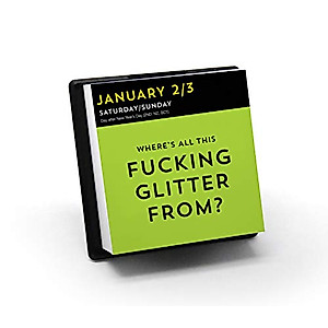 A F*cking 2021 Boxed Calendar: A daily dose of zero f*cks (Funny Daily Calendar, White Elephant Gag Gift, Desk Gift for Adults)