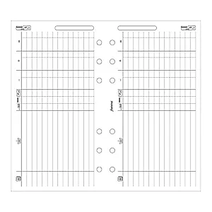 FILOFAX Finance Leaves for Personal & Personal Compact Organizers, 20 Sheets (B130618)