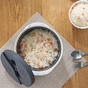 Microwave Rice Cooker, 2L Microwave Rice Steamer Pasta Cooker, Food Grade PP Microwave Rice Cooker, Strainer and Steamer Pot Set,4PCS(COLOR:green)