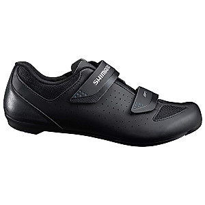 SHIMANO Unisex's RP100 SPD-SL Cycling Shoe, Black, US 7.5