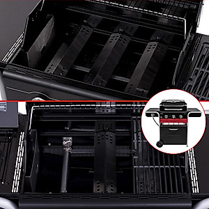 463340516 Grill Parts for Charbroil Gas2coal Grill Replacement Parts 463370516 Charbroil 3 Burner 463336818 463370519 463278419 463370518 Grill Parts G553-0002-W1A Heat Tent G421-0500-W1 Burner Parts