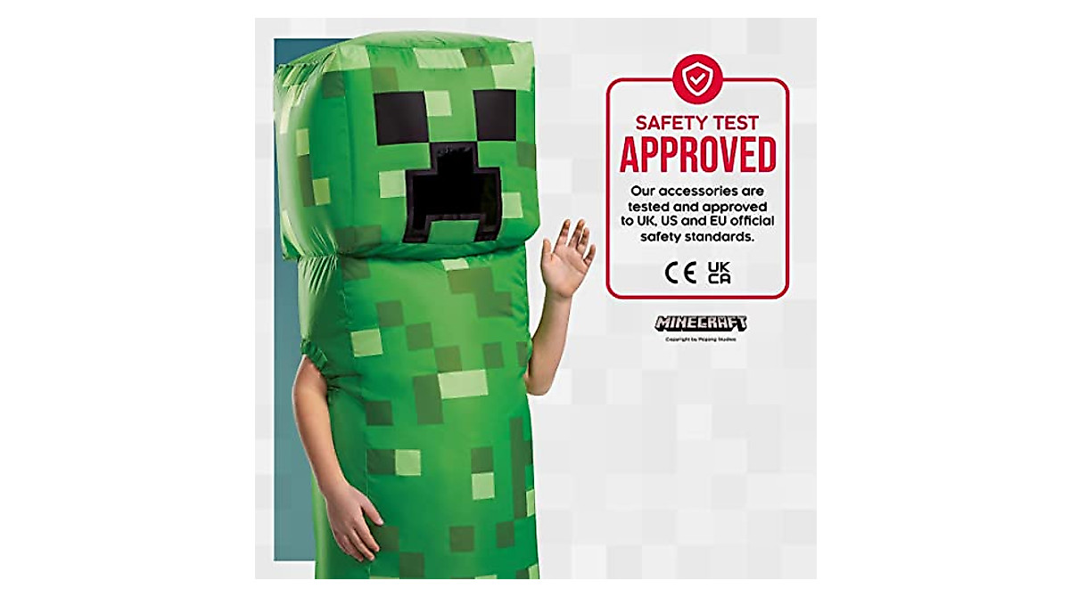 Minecraft Creeper Inflatable Costume for Kids