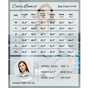 Casly Lamiit Lounge Sets for Women Trendy Half Zip Sweatshirt Wide Leg Sweatpants Lounge Matching Set Tracksuit Sweatsuit 2024 Fall Winter Clothes Set 2 Piece Outfits Black L