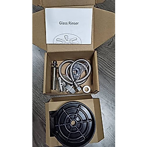 Zamazingoo Glass Rinser for Kitchen Sink, 2023 Newest Black Kitchen Faucet, Quick Cup Washer, High Pressure Cup Cleaner, Baby Bottle Washer for Home/Bar/Cafe/Restaurant, Matte Black