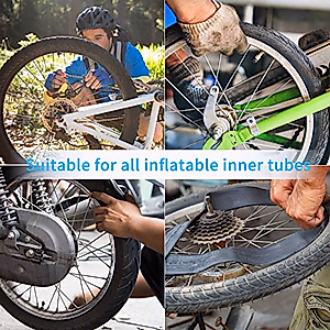 Maifede Bike Inner Tube Patch Kits, Bicycle Tire Repair Kit, with Portable Storage Box, for Cycling, Motorcycle, BMX, ATVs and More Inflatable Rubber.