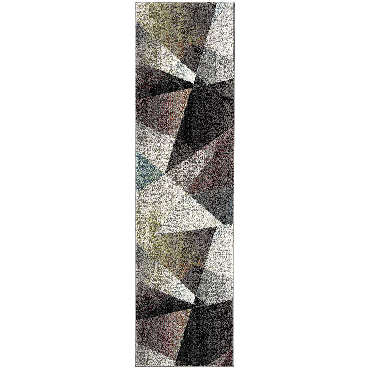 SAFAVIEH Porcello Collection Runner Rug - 2'3" x 8', Grey & Multi, Modern Abstract Design, Non-Shedding & Easy Care, Ideal for High Traffic Areas in Living Room, Bedroom (PRL6939B)