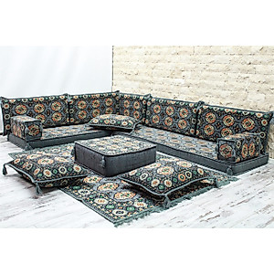 Arabic Floor Sofa Set, Arabic Floor Seating, Arabic Floor Sofa, Arabic Majlis, Arabic Couches, Jalsa, Floor Seating Sofa (With STANDARD FOAM)