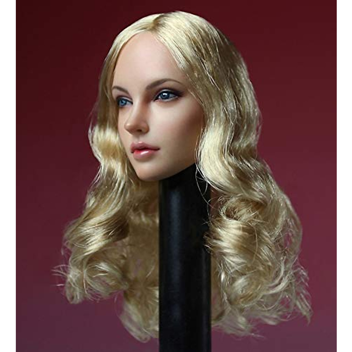 HiPlay 1/6 Scale Female Figure Head Sculpt, Beuty Charming Girl Doll Head for 12" Action Figure Phicen, TBLeague DH046 (B)