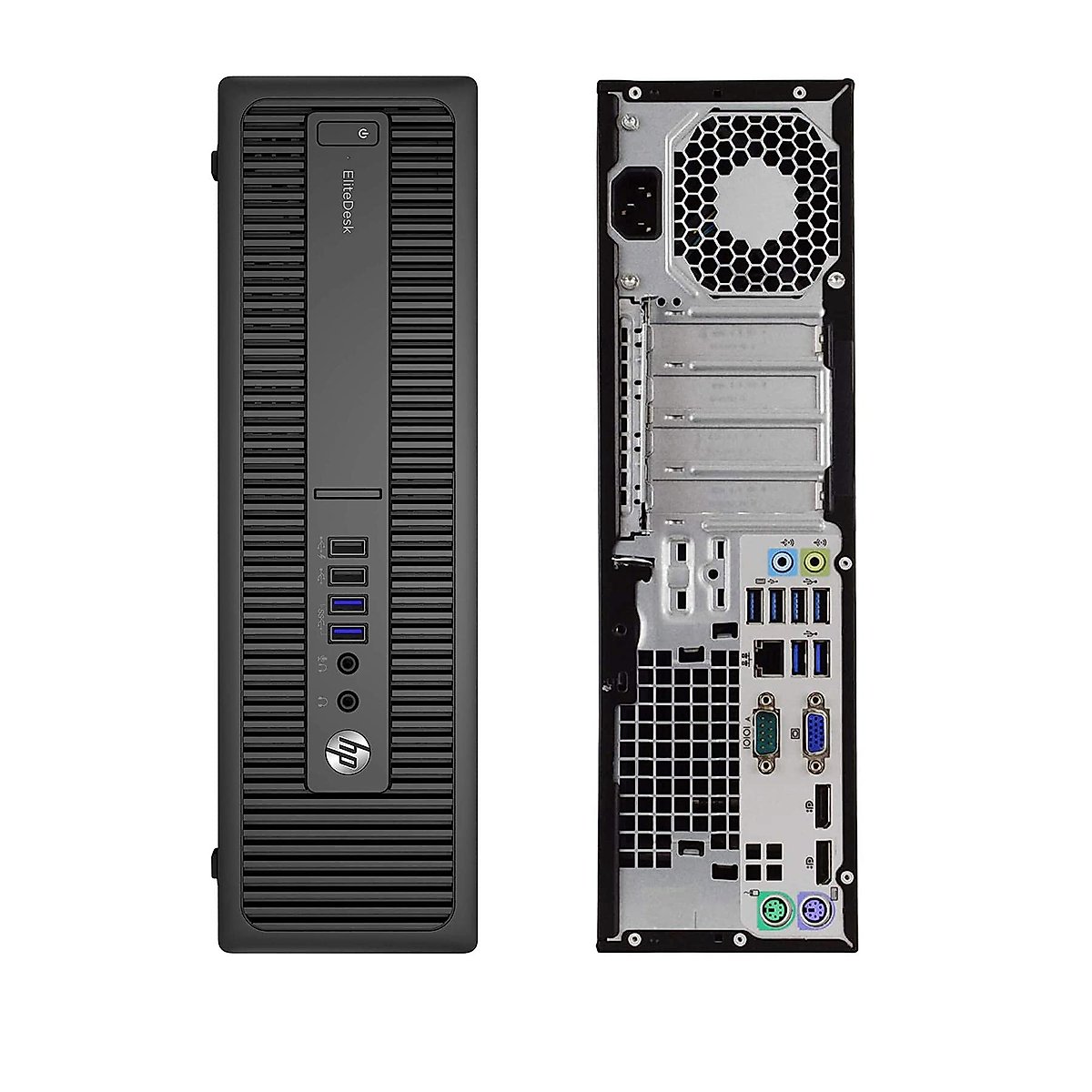 HP EliteDesk 800 G2 Fast Desktop Computer PC - Intel Quad Core i5 6500 3.20 GHz, 16GB DDR4 RAM, 256GB SSD, GeForce GT 1030, HDMI, Wireless WiFi, Windows 10 Pro, Keyboard & Mouse Combo (Renewed)