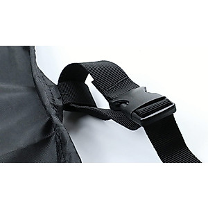 Generic Poolside Float Storage Organizer Cover, Outdoor Waterproof Rattan Caddy Cover, All Round Protective Cover for Wicker Patio Pool Float Holder Storage Rack, Black, JJ202407120844B