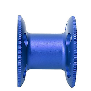 Empty Underwater Compact Size Finger Spool, Finger Spool Reel, Easy to Use Line Tool for Snorkeling Freediving(blue)