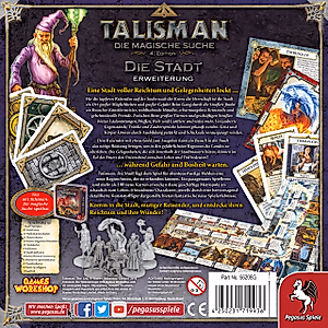 Pegasus Spiele Talisman: The City Board game Blue, for 12 years