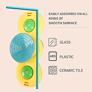 ALASOU 3PCS Suction Cup Spinner Toys for 1 Year Old Boy Girl|Spinning Top Baby Toys 6 12 18 Months|1 2 Year Old Boy Birthday Gift|Baby Bath Toys for Kids Ages 1-3|Sensory Toys for Toddlers 1-3